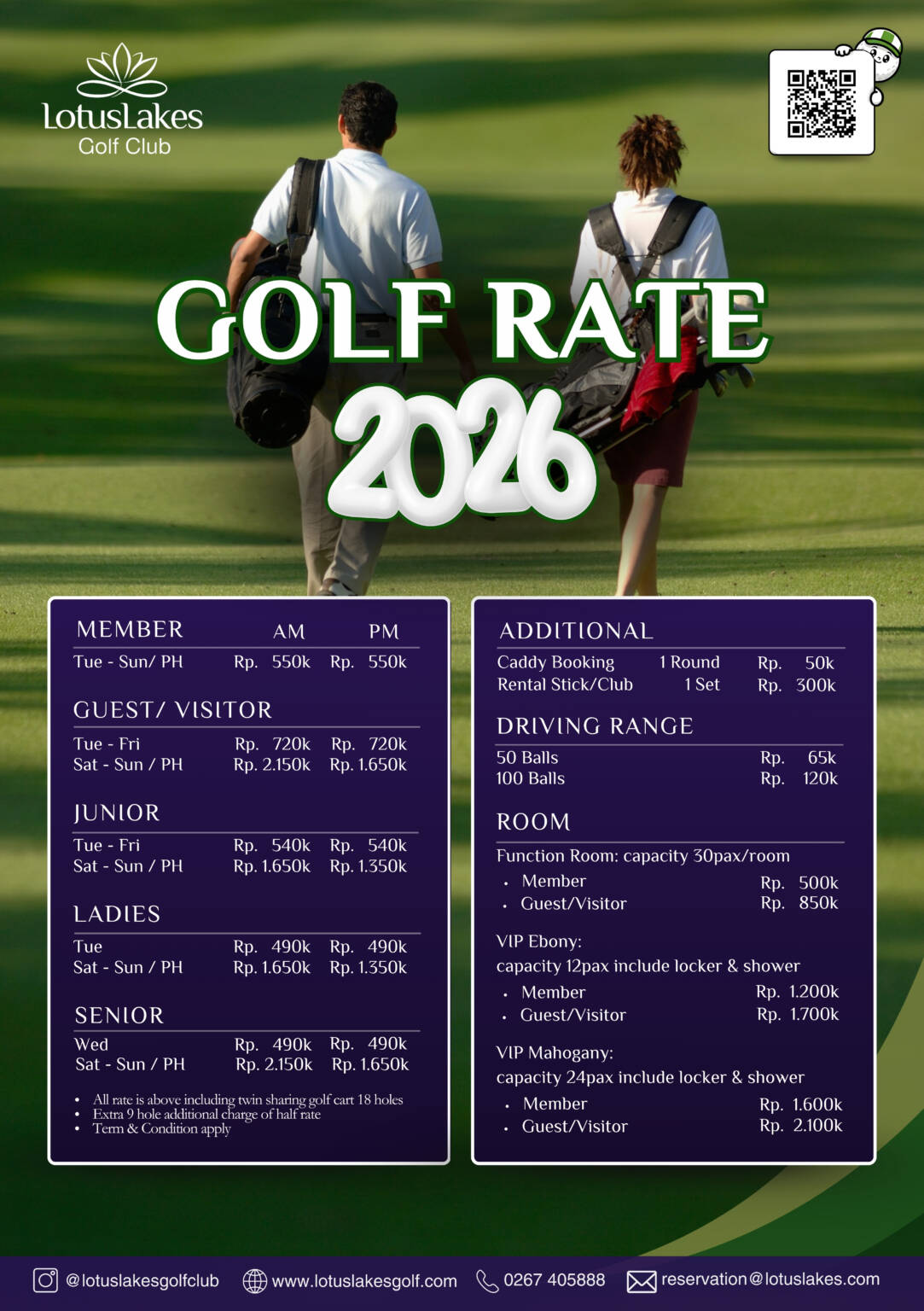 Golf Rate - Lotus Lakes Golf